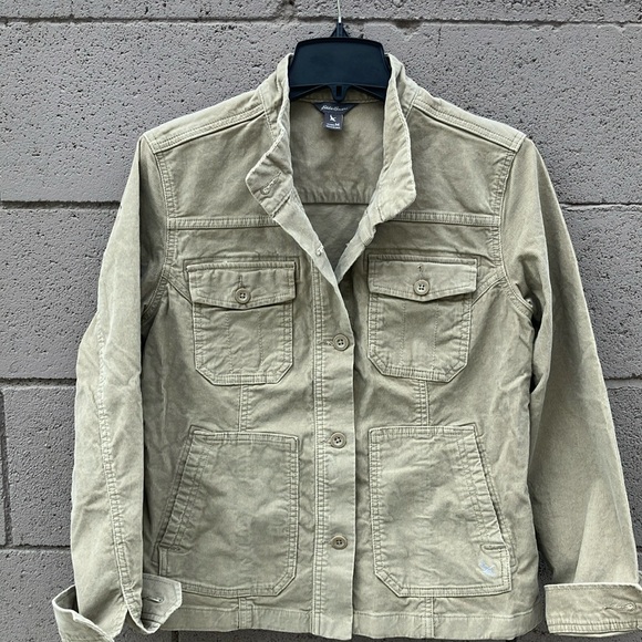 Eddie Bauer | Jackets & Coats | Eddie Bauer Tan Utility Jacket With ...